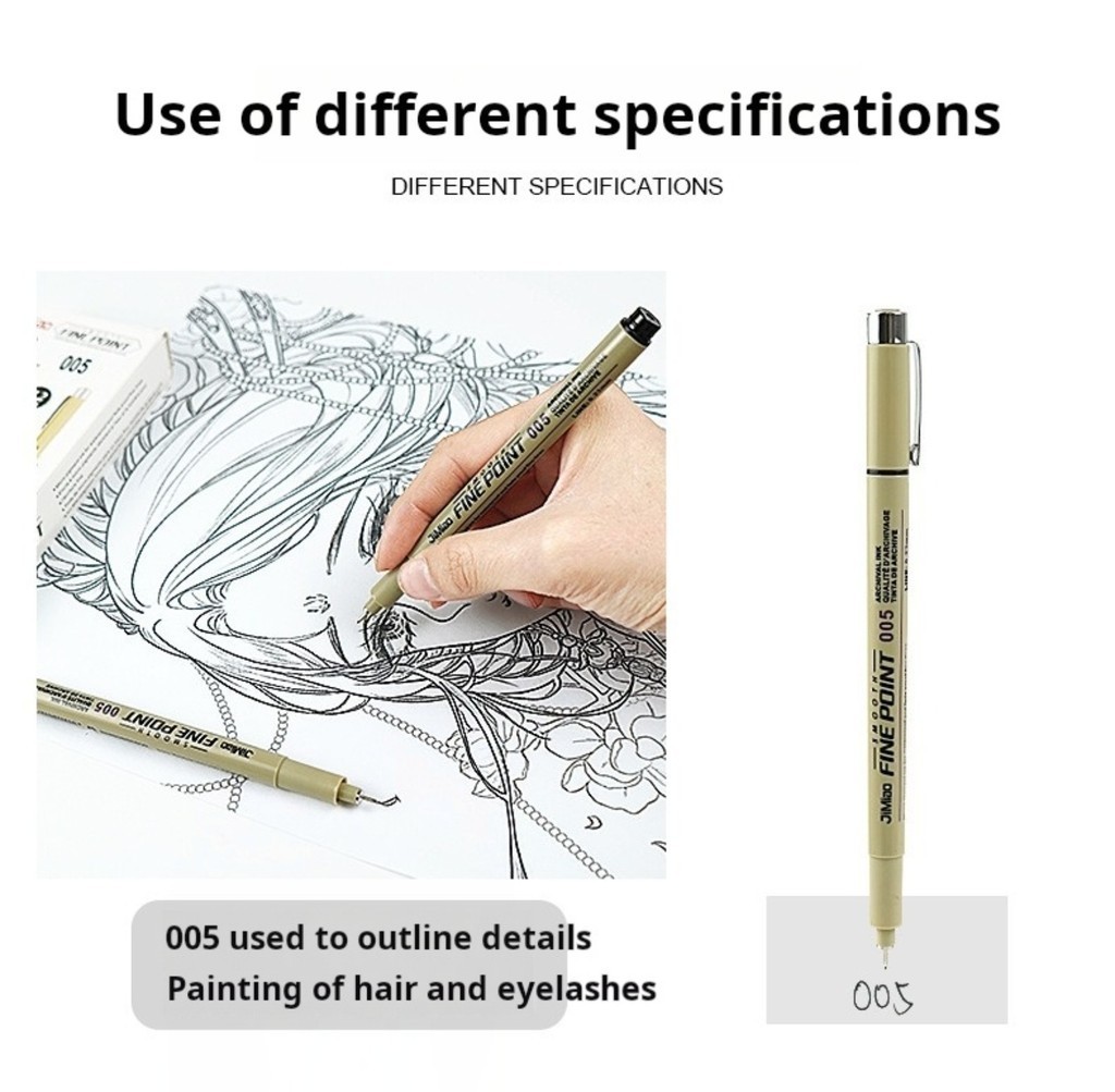 Sakura Style Technical Drawing Pen Art student specific Waterproof ...