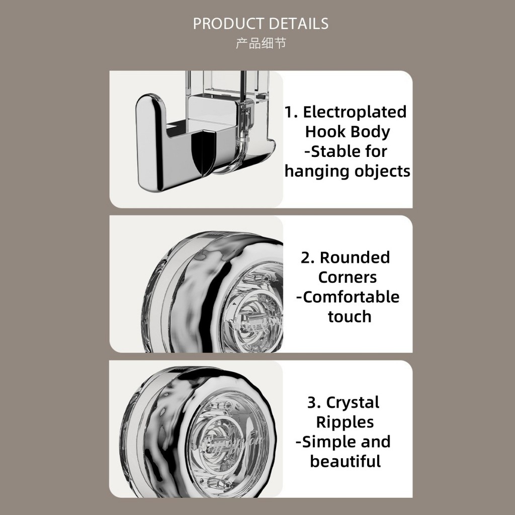 COLOGO 🥇 Suction Cup Duty Shower Hooks Reusable Vacuum Storage Hanger ...