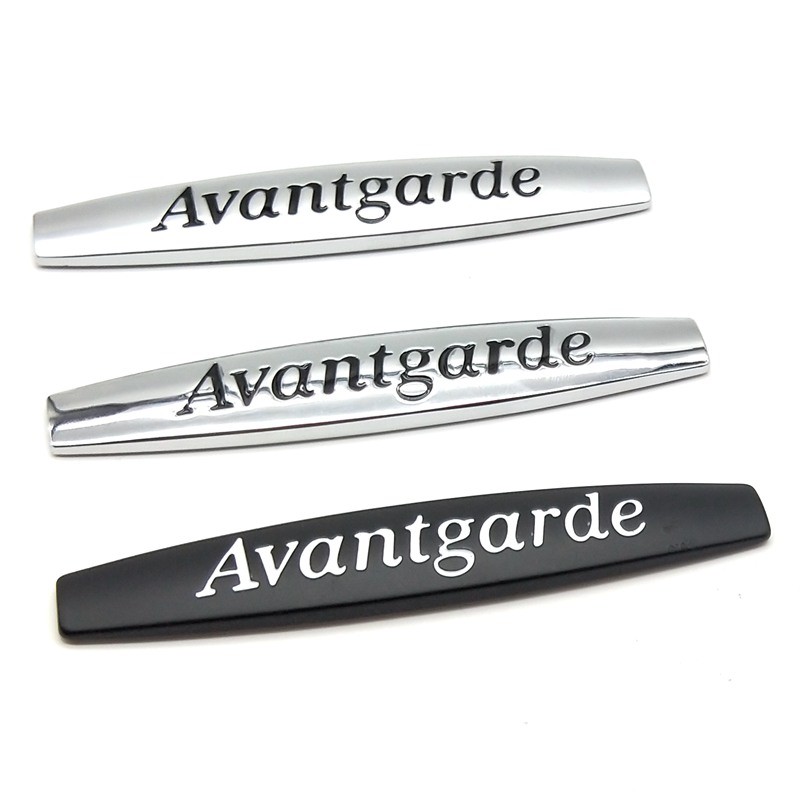 Metal Avantgarde Grand Edition ELEGANCE Logo Car Body Trunk Side Emblem ...