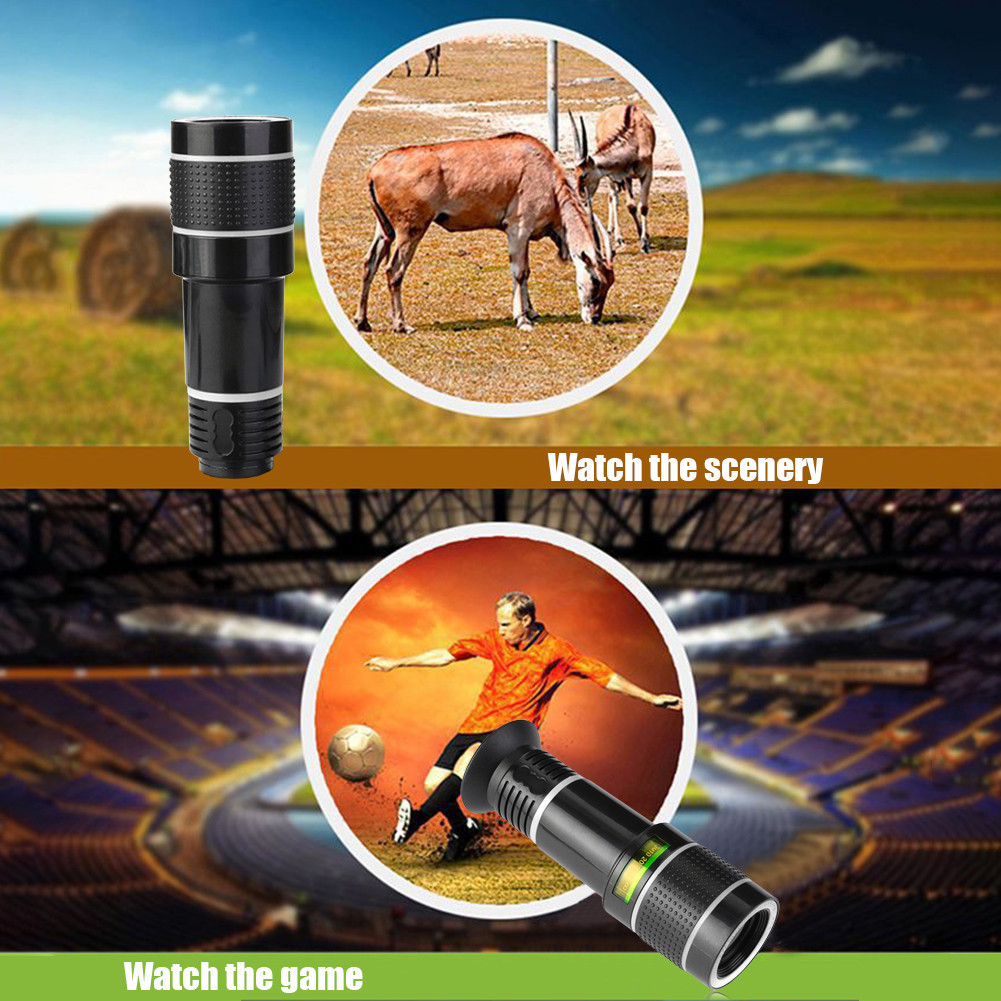 20X Mobile Phone Telescope Lens Universal HD Optical Zoom Camera Len ...