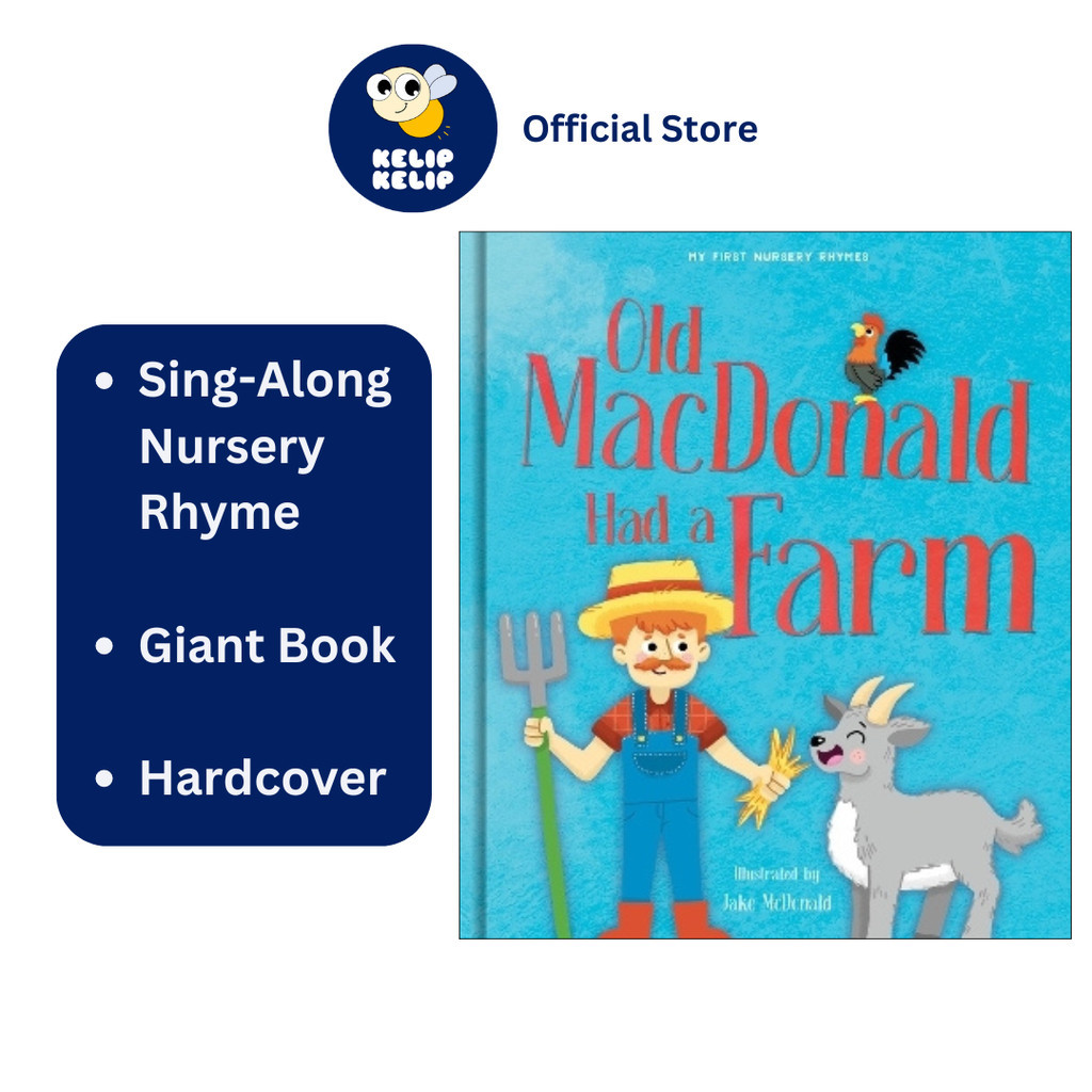 Old Macdonald Had A Farm Giant Story Book For Kids To Sing Along ...