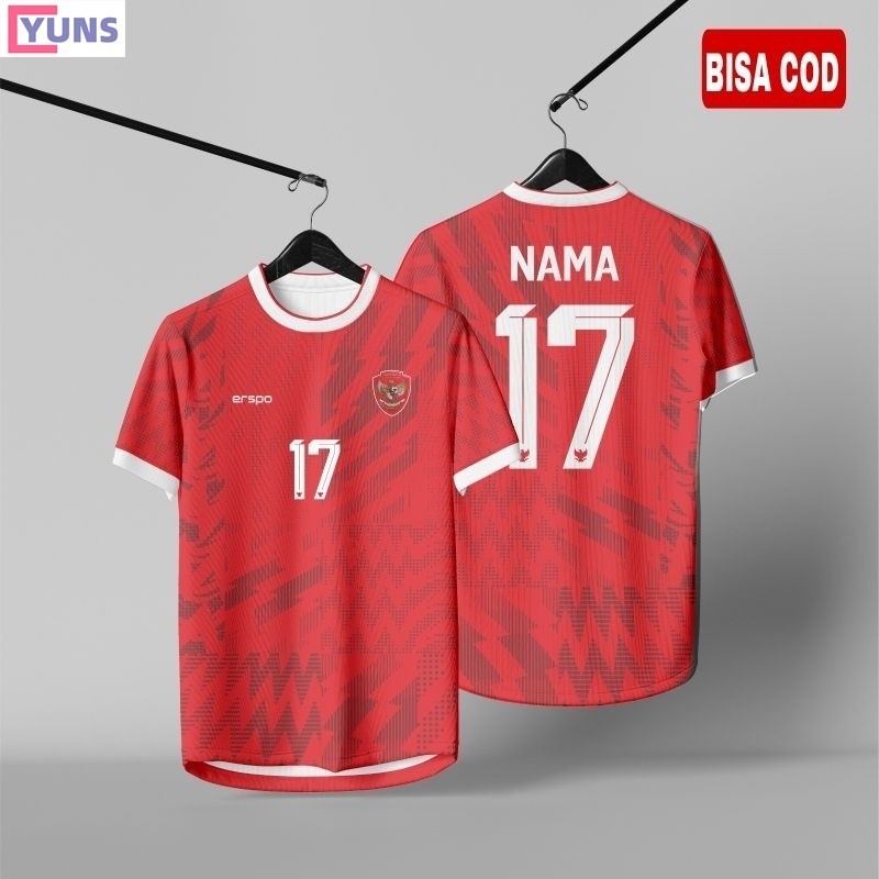 Yuns JERSEY BAJU TIMNAS INDONESIA 2024 gratis custom nama dan nomor ...