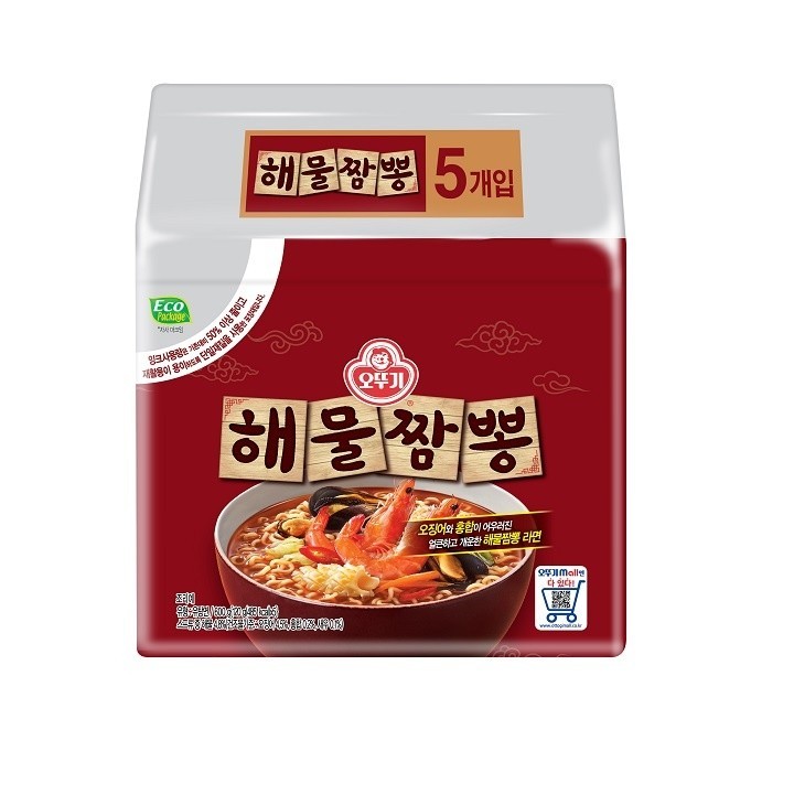 OTTOGI Seafood Champon Noodle (120g x 5p) | Shopee Malaysia