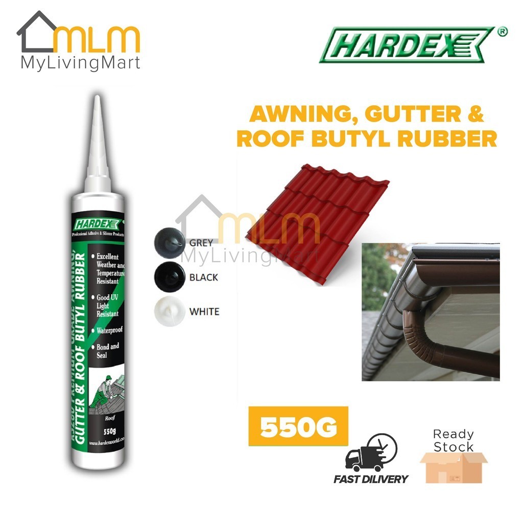 HARDEX RS-280 Awning Gam Tampal Bumbung Atap Bocor Gutter Roof Butyl ...