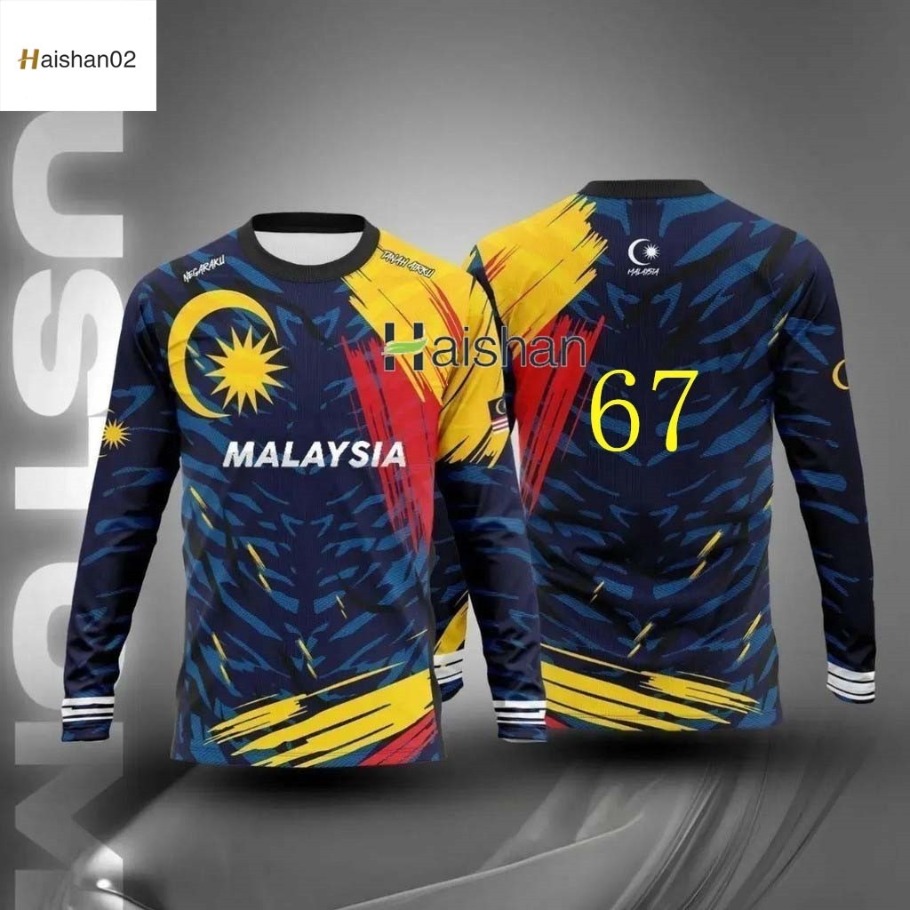 Malaysia 67th Merdeka 2024 Design Sublimation Jersey （haishan02 ...