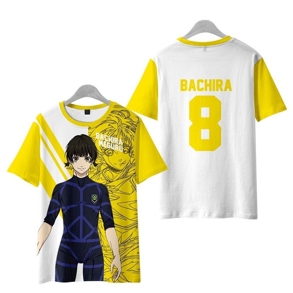 [Free Custom Name]Anime Blue Lock NAGI Jersey Cosplay Women Men 3D ...