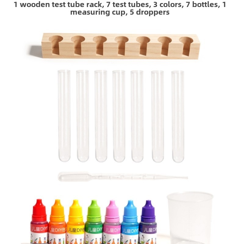 Children's science experiments/color mixing test tube experiment tools ...