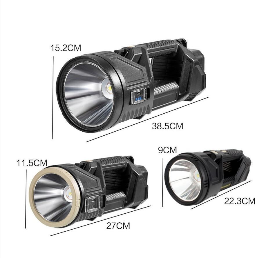 Super Bright SOLAR XHP90 LED Powerful Flashlight Portable Torch USB ...