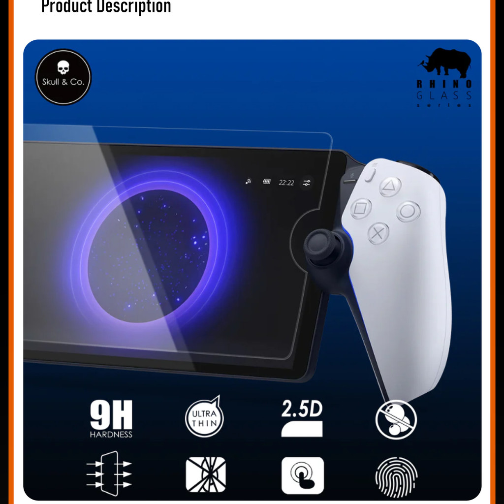 Skull & Co PS Portal Tempered Glass Screen Protector for PlayStation ...