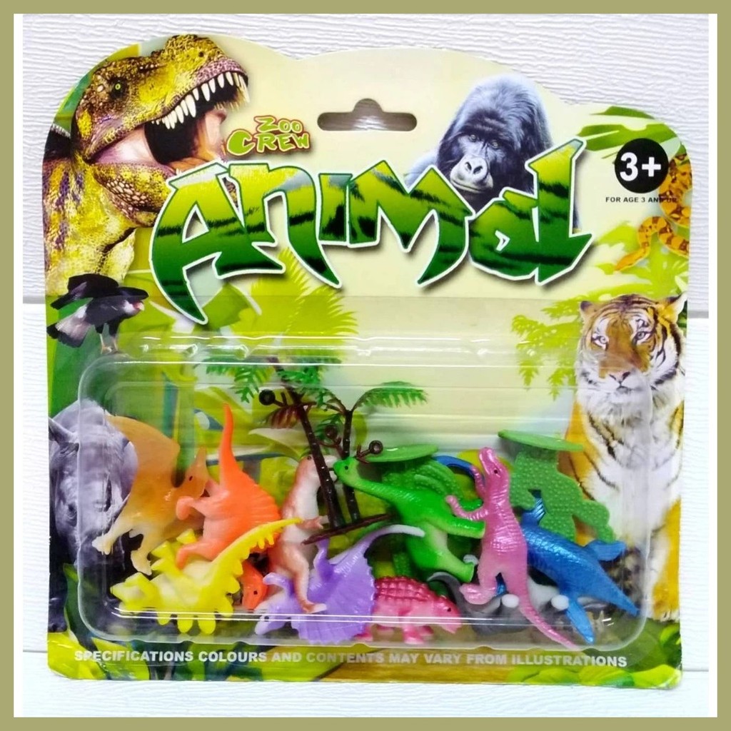 JHG JL17925 Dinosaur zoo crew animal playset【5555B】 | Shopee Malaysia