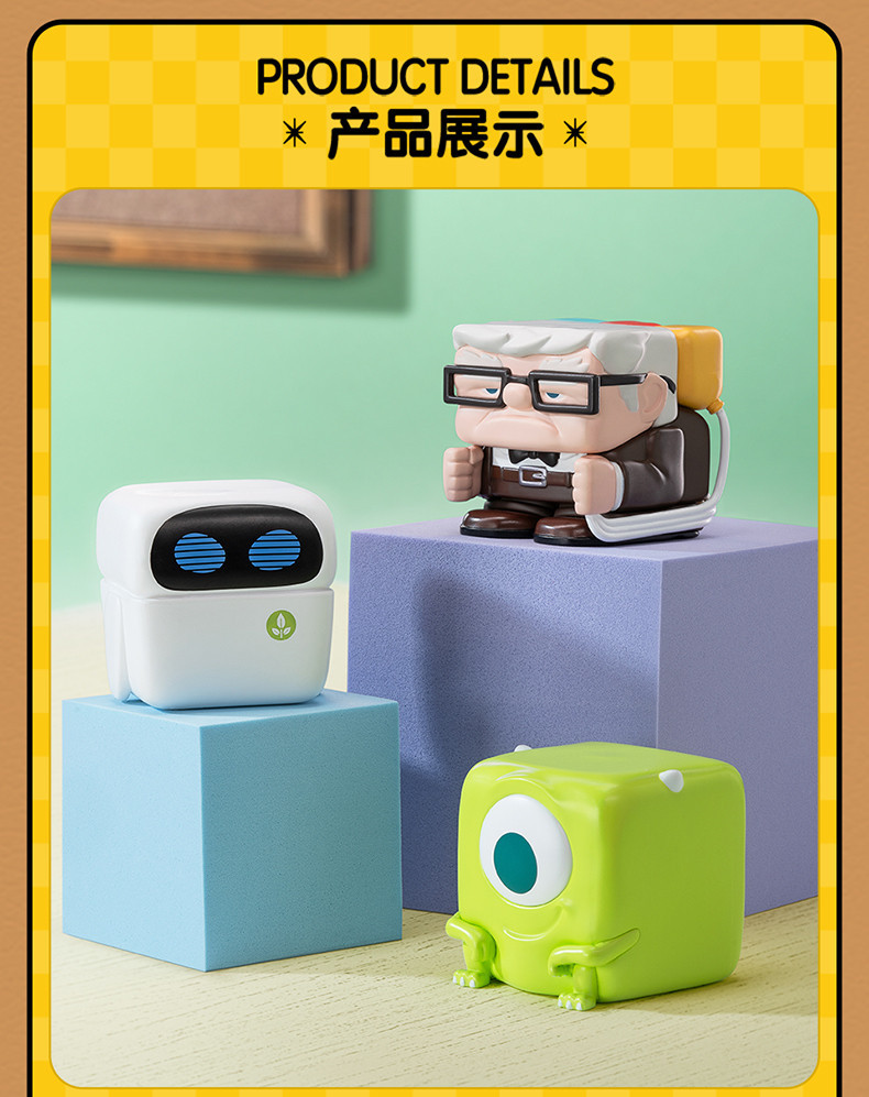 POPMART Disney Pixar Toy Story Inside Out Pop Cube 1-2-3 Series Blind ...