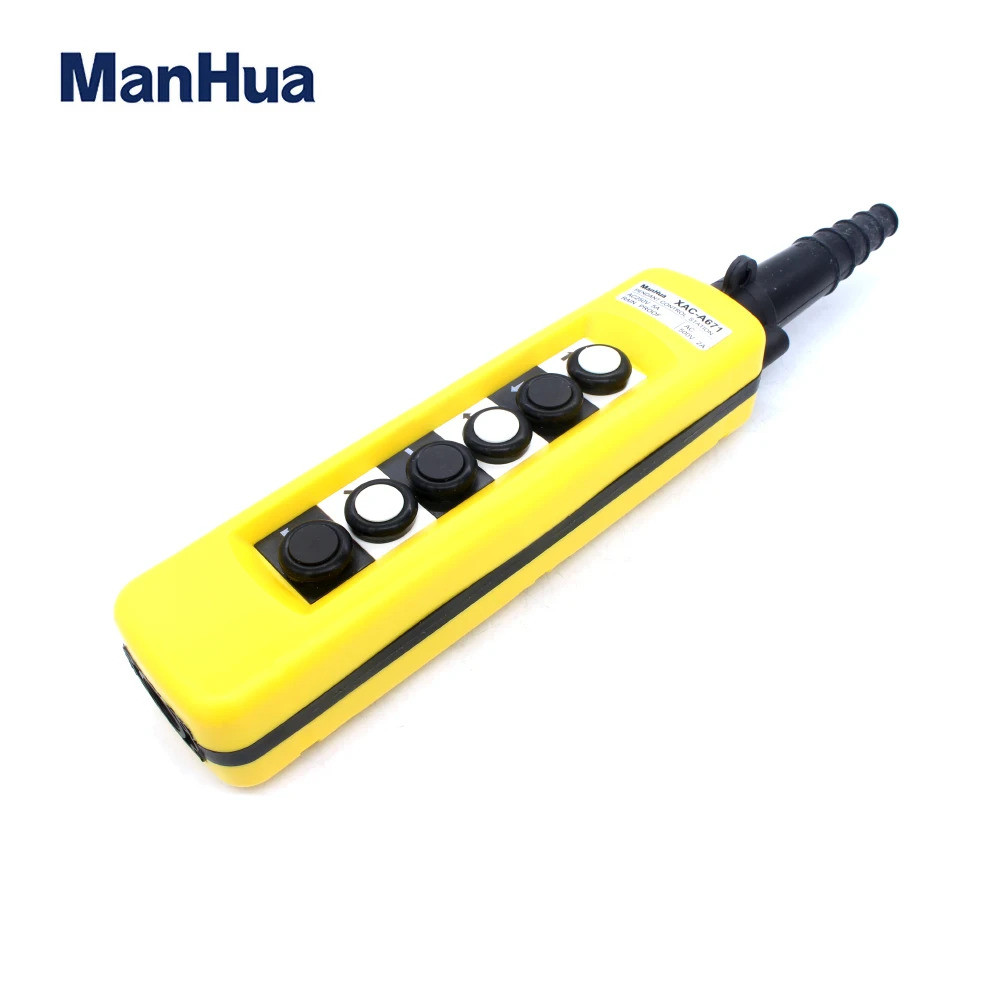 ManHua XAC-A671 Waterproof Pendant Control Station Push Button Switches Designed for Lifting and ...