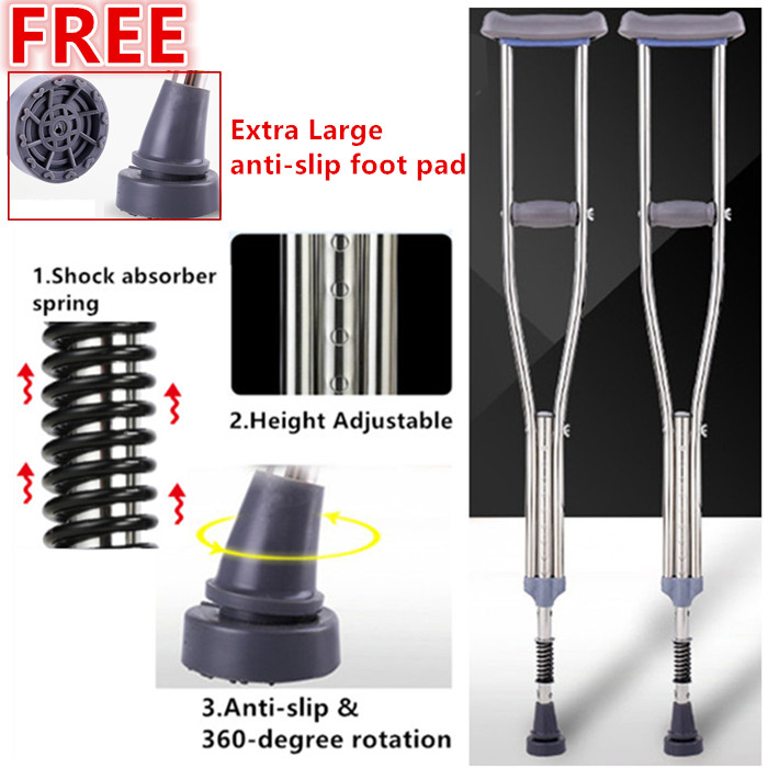 Shock Absorber Spring Aluminum Mobility Underarm Cane Arm Assist ...
