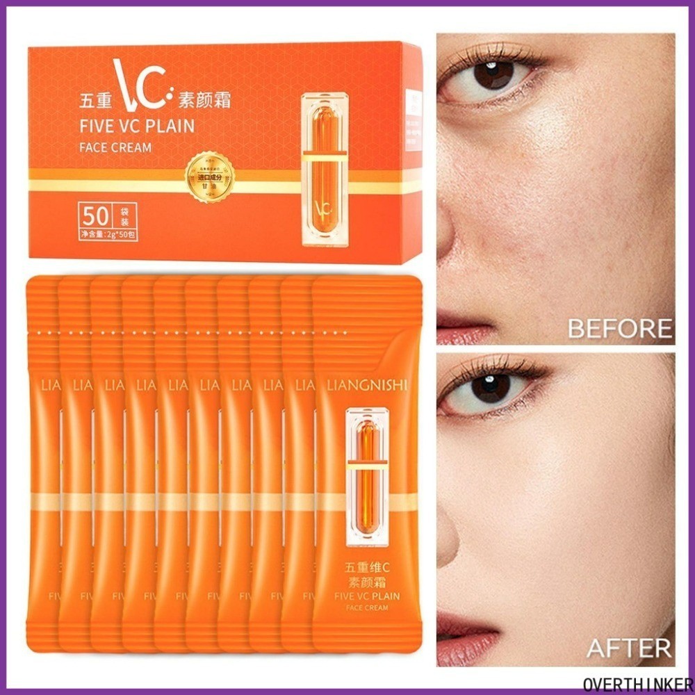 [Original 50Pcs/Box] Five fold Vitamin C Brightening Cream Face ...