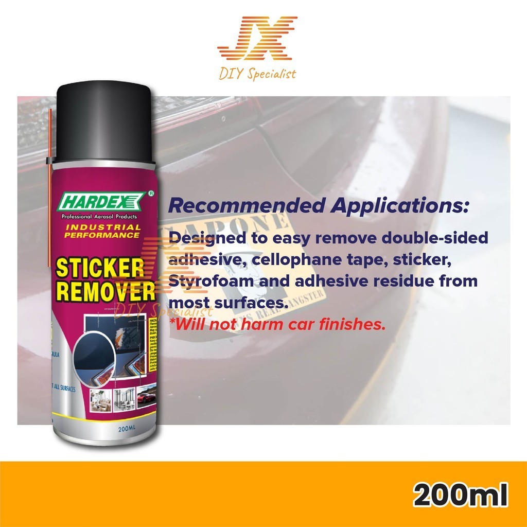 HARDEX Sticker Remover Spray Adhesive Sticker Remover Spray Double Tape ...