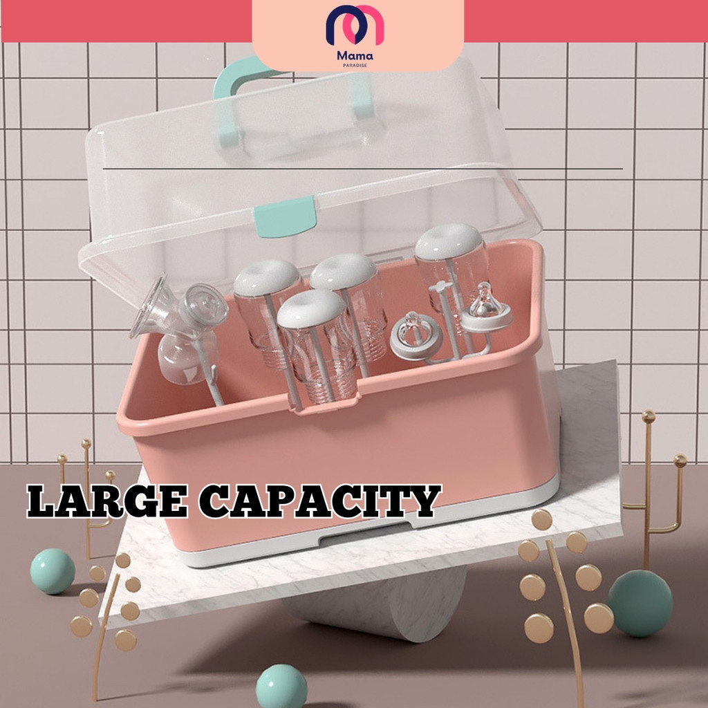 Mimo Baby Milk Bottle Boxes with Drying Racks | Milk Bottle & Breast ...