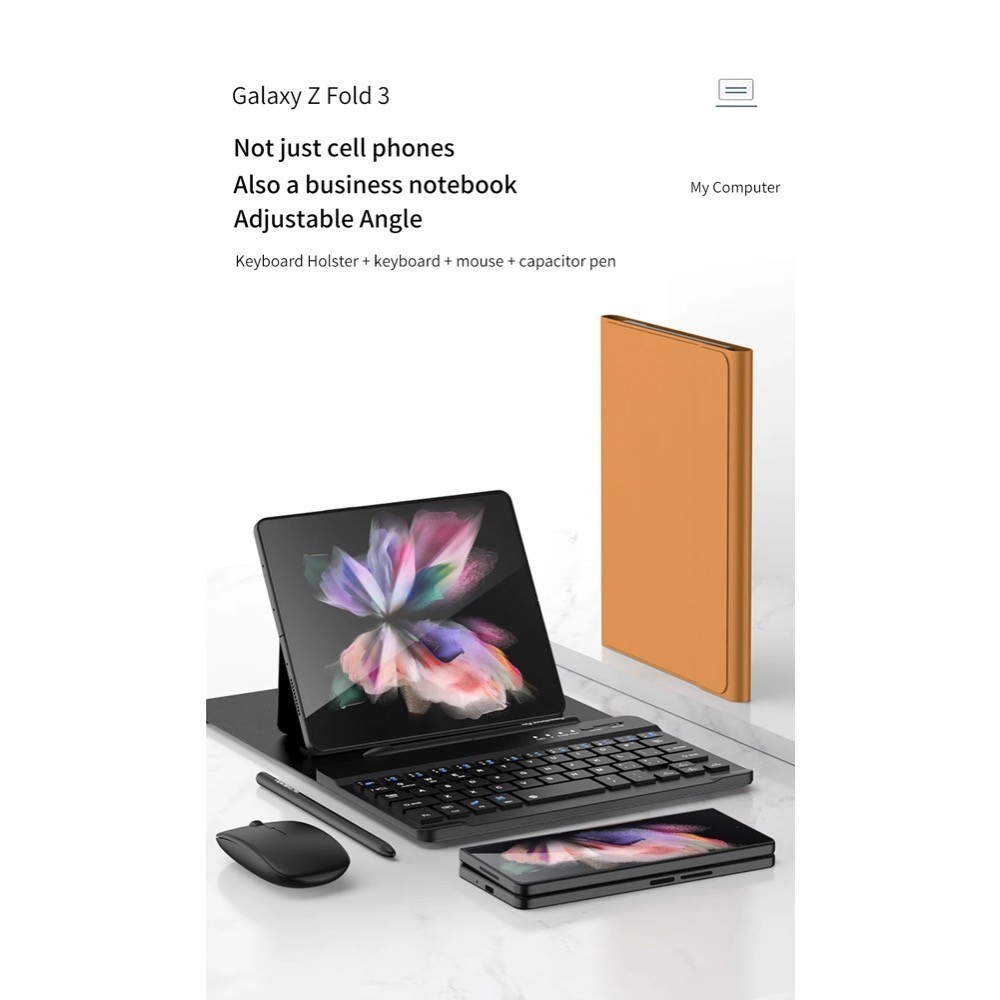 Magnetic Bluetooth Wireless Keyboard Folding Holder Leather Case For ...