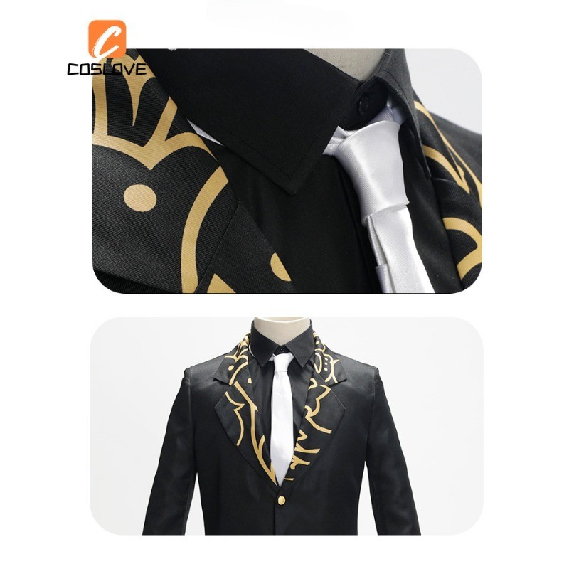Anime Demon Slayer Kibutsuji Muzan Cosplay Clothing Full Set Costume ...