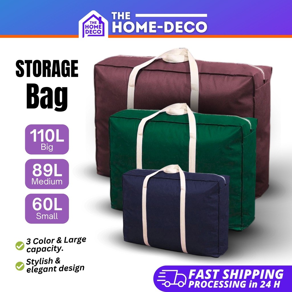 Foldable Bag 60L 89L 110L Storage Bag Berzip Small Medium Big Beg Guni ...