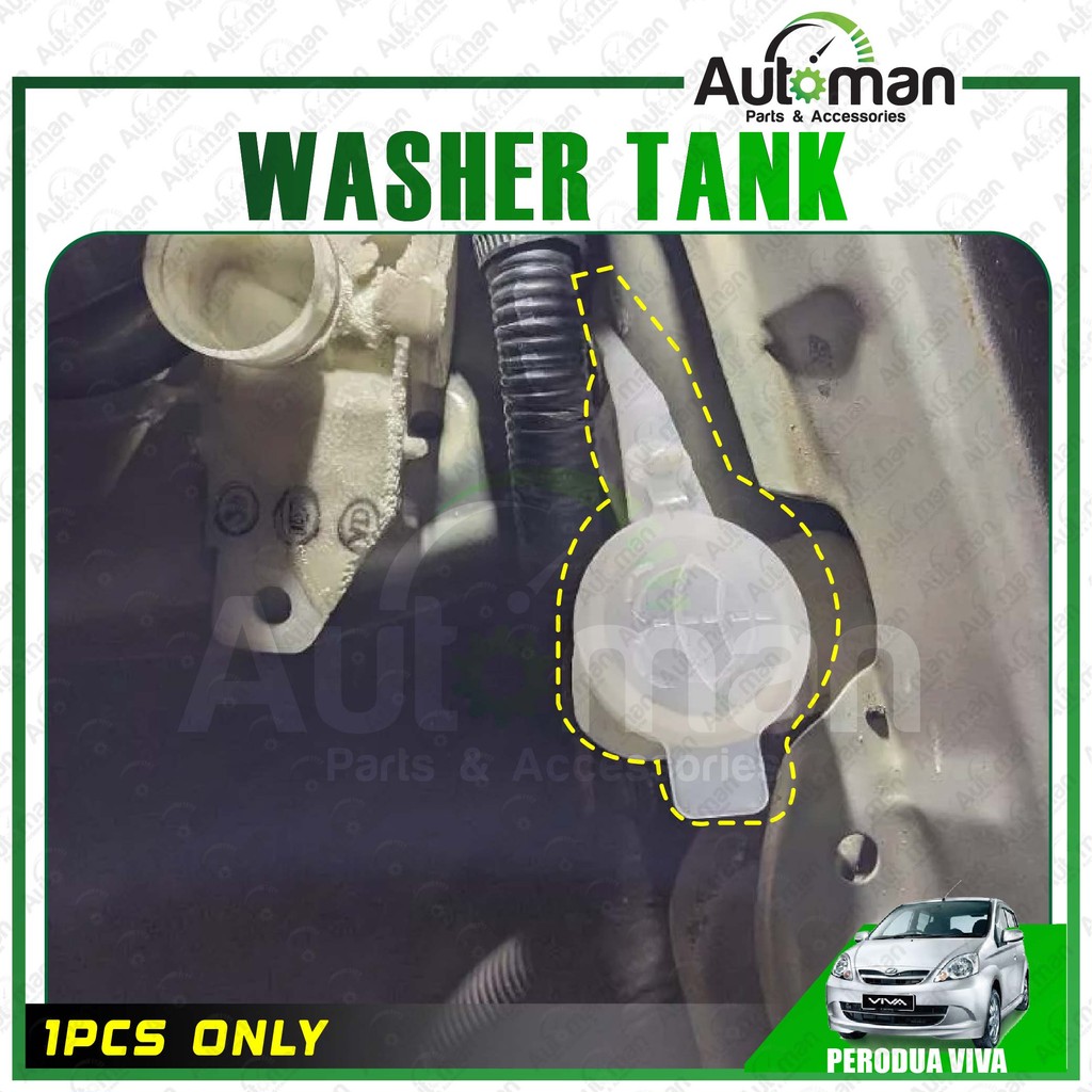 Washer Tank Perodua Viva 660 850 1.0 2007 - 2014 Water Windscreen Wiper ...
