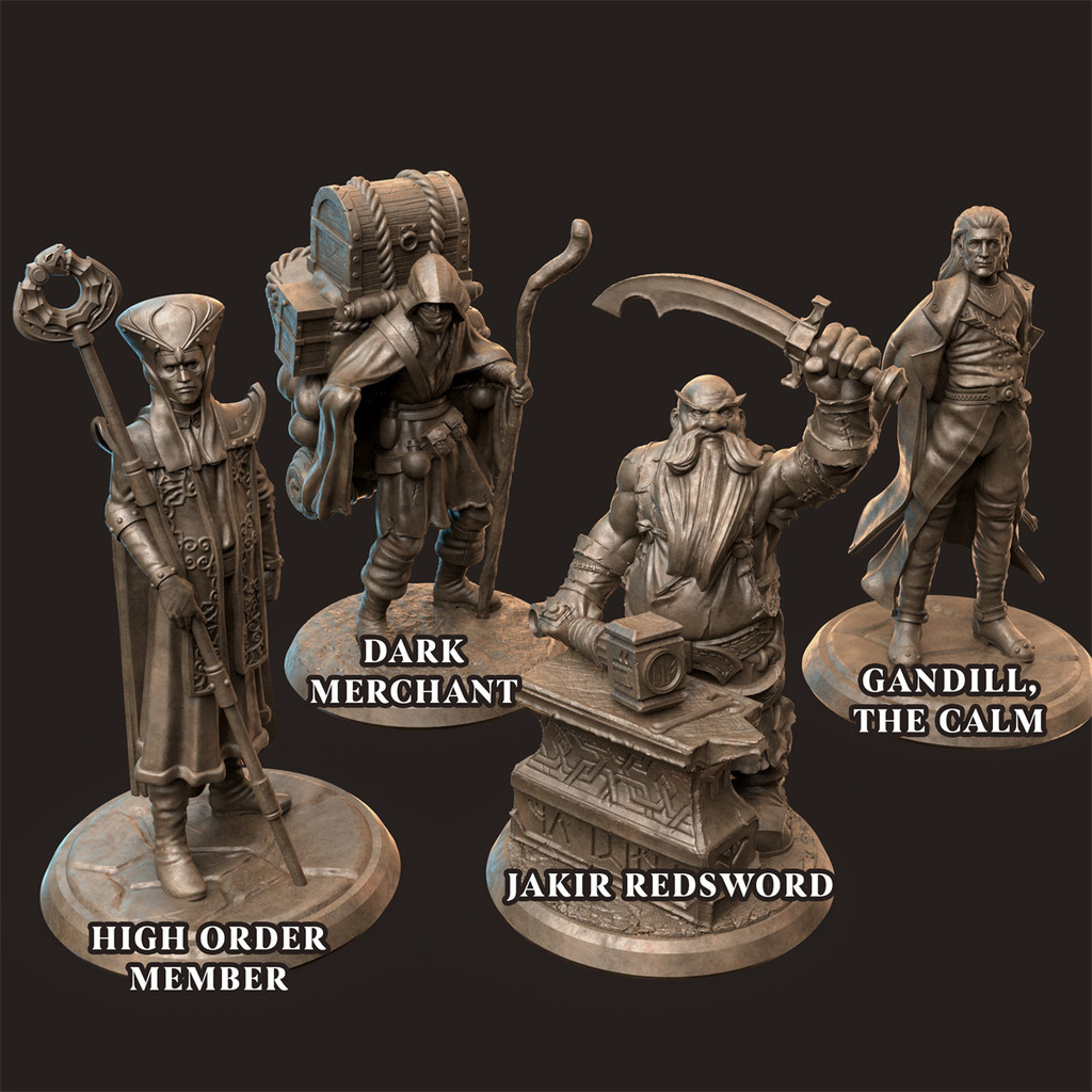 [Humans] Pandora Magic Box Elf Warrior Merchant Blacksmith Club Sheriff ...