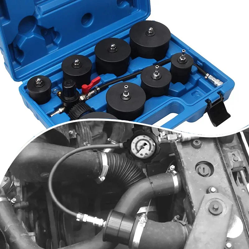 9 Piece Turbo System Leakage Tester Tool Set Turbocharger Turbo Boost ...