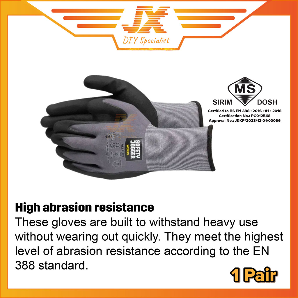 SAFETY JOGGER Allflex Nylon Spandex High Quality Industrial Protective ...