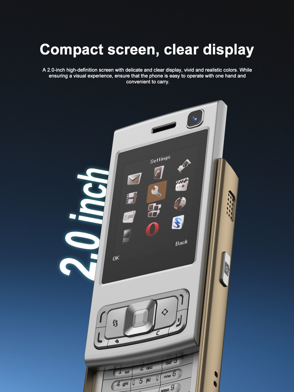 SERVO N95 Pro New Slider Mobile Phone Dual SIM Bluetooth Magic Voice ...