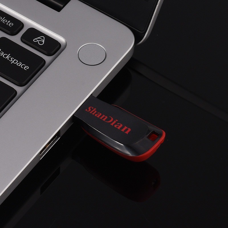 Shandian Black Mini Portable USB 2.0 Flash Drive 128GB High Speed ...