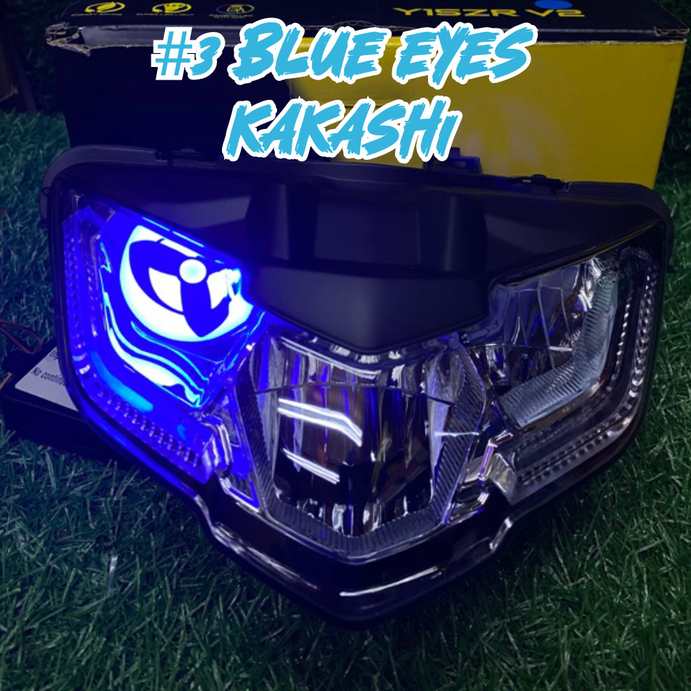 PROTAPER Y15 Y15ZR V2 / LC135 V8 FI Naruto Sharingan Led Head Lamp Light Lampu Depan Rgb Rainbow ...