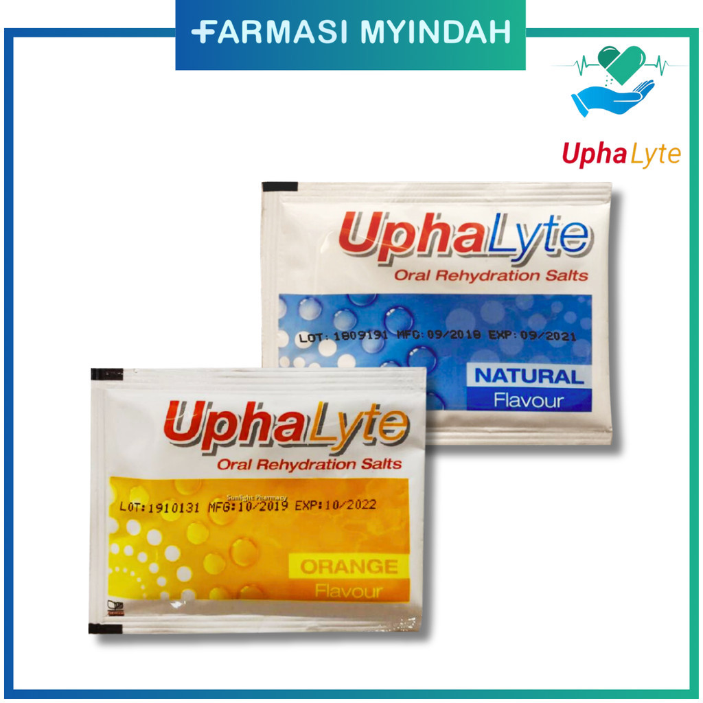 UphaLyte Oral Rehydration Salts 7.76g (Natural / Orange) | Shopee Malaysia