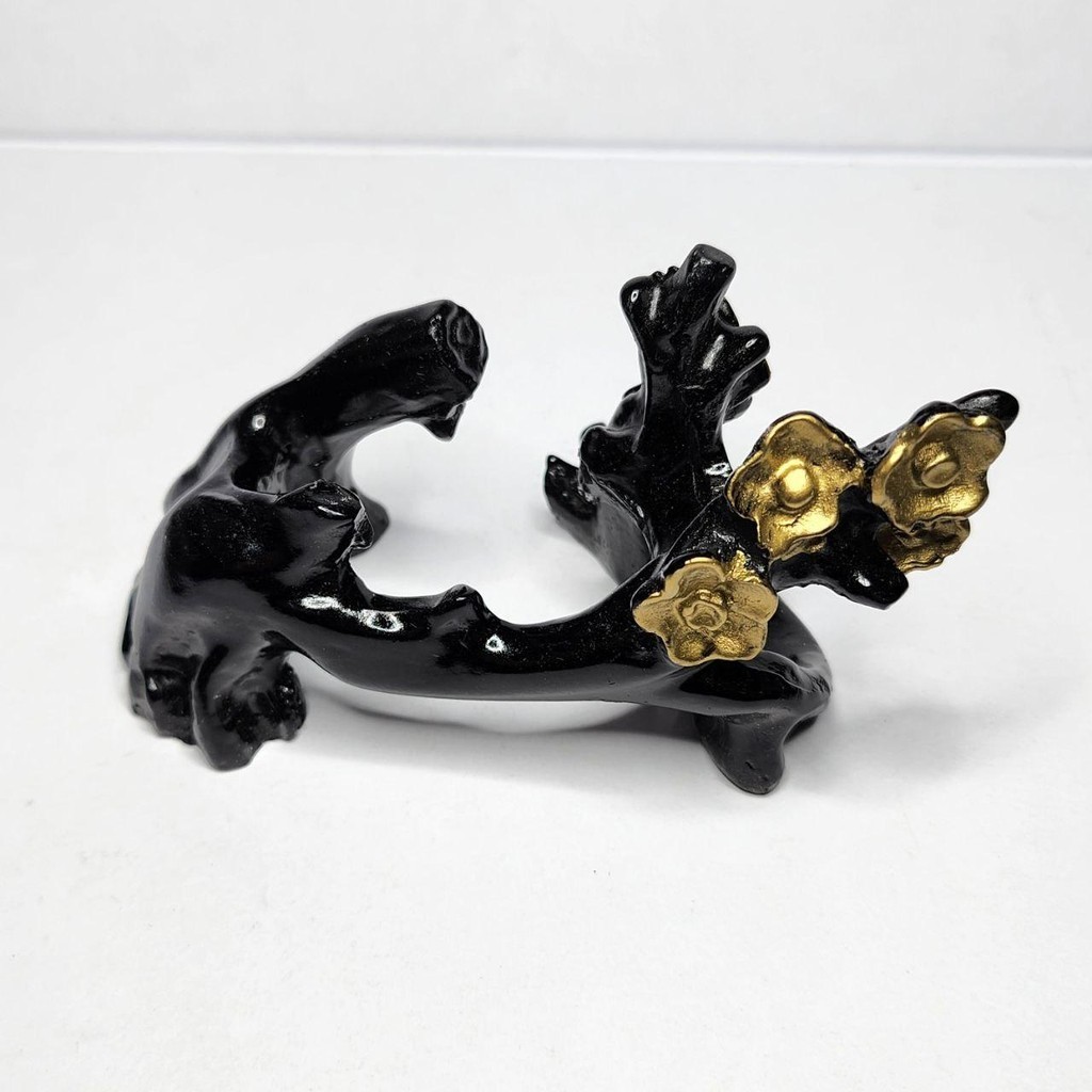 High Grade Imitation Solid Wood Plum Flower Holder Jade Bangle Display ...