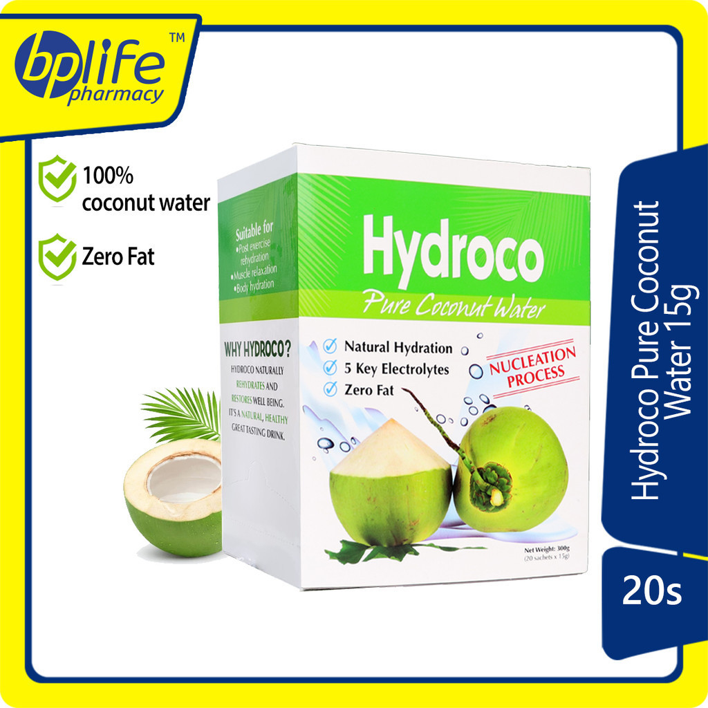 Hydroco Pure Coconut Water 15g x 20s | Shopee Malaysia