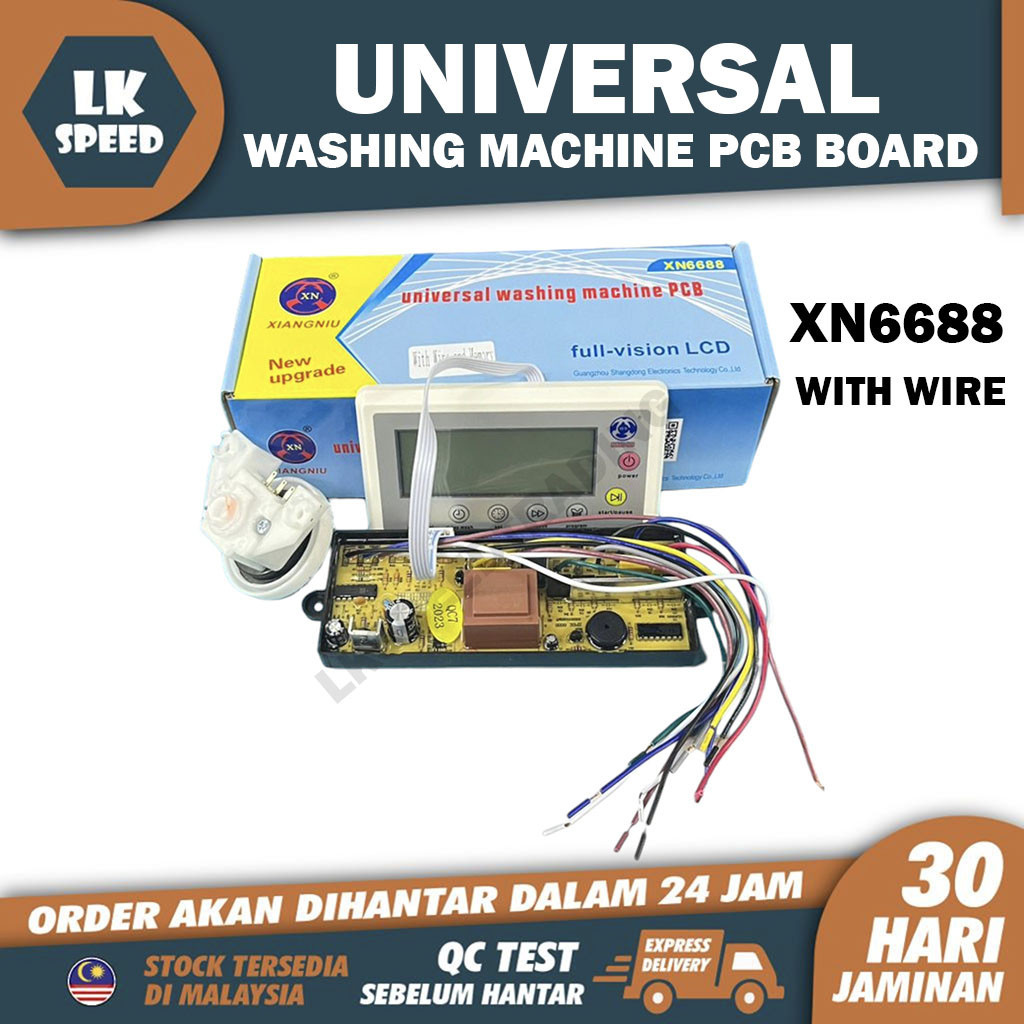 XN6688 UNIVERSAL WASHING MACHINE PCB BOARD | Shopee Malaysia