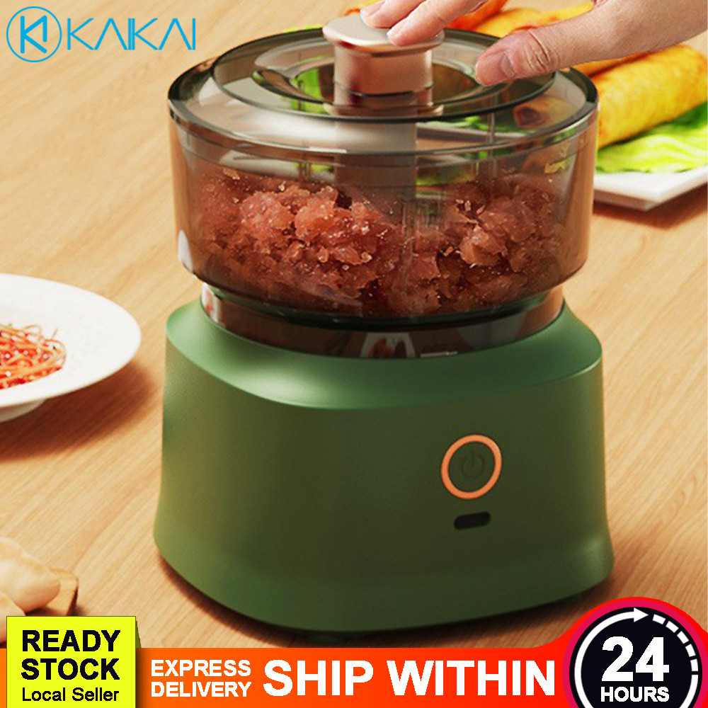 🔥 NO CORD 🔥 Rechargeable Mini Food Processor Electric Wireless Blender ...