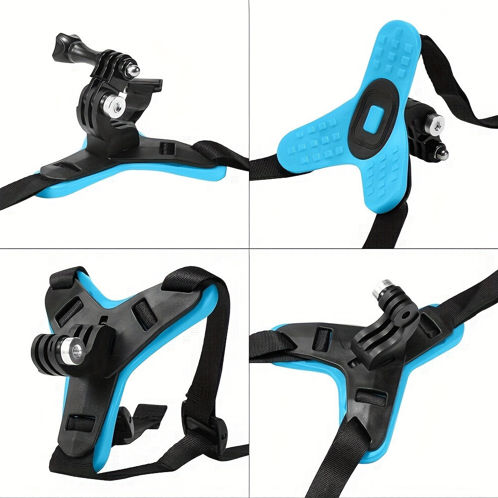 Motorcycle Helmet Chin Strap Mount For GoPro For Hero 12 11 10 9 8 7 6 5 Black DJI Osmo Insta360 ...