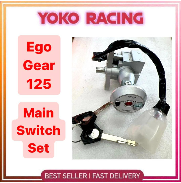 Ego-Gear 125 Ignition Main Switch Full Set Mainswitch Suis Key Set ...