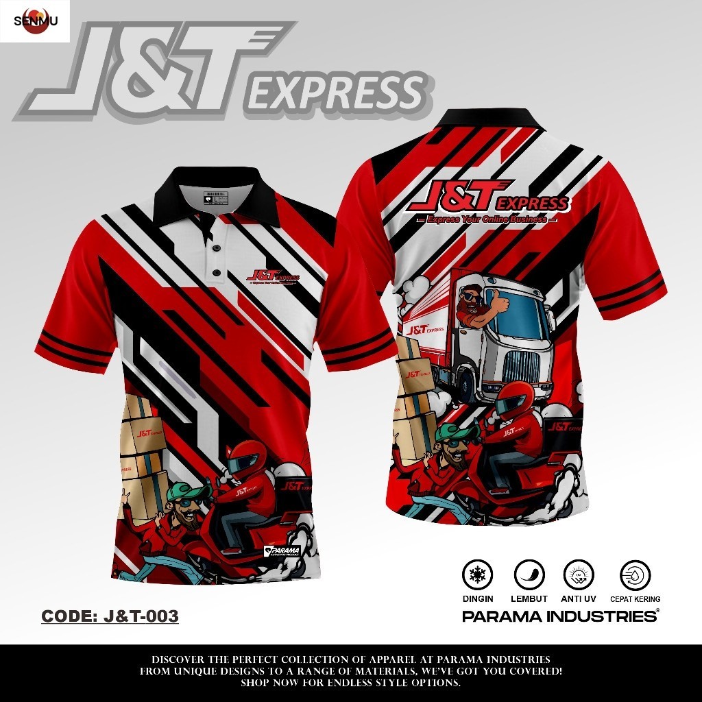 PARAMA INDUSTRIES PREMIUM JERSEY POLO ANTI GERAH || KURIR PAKET J&T ...
