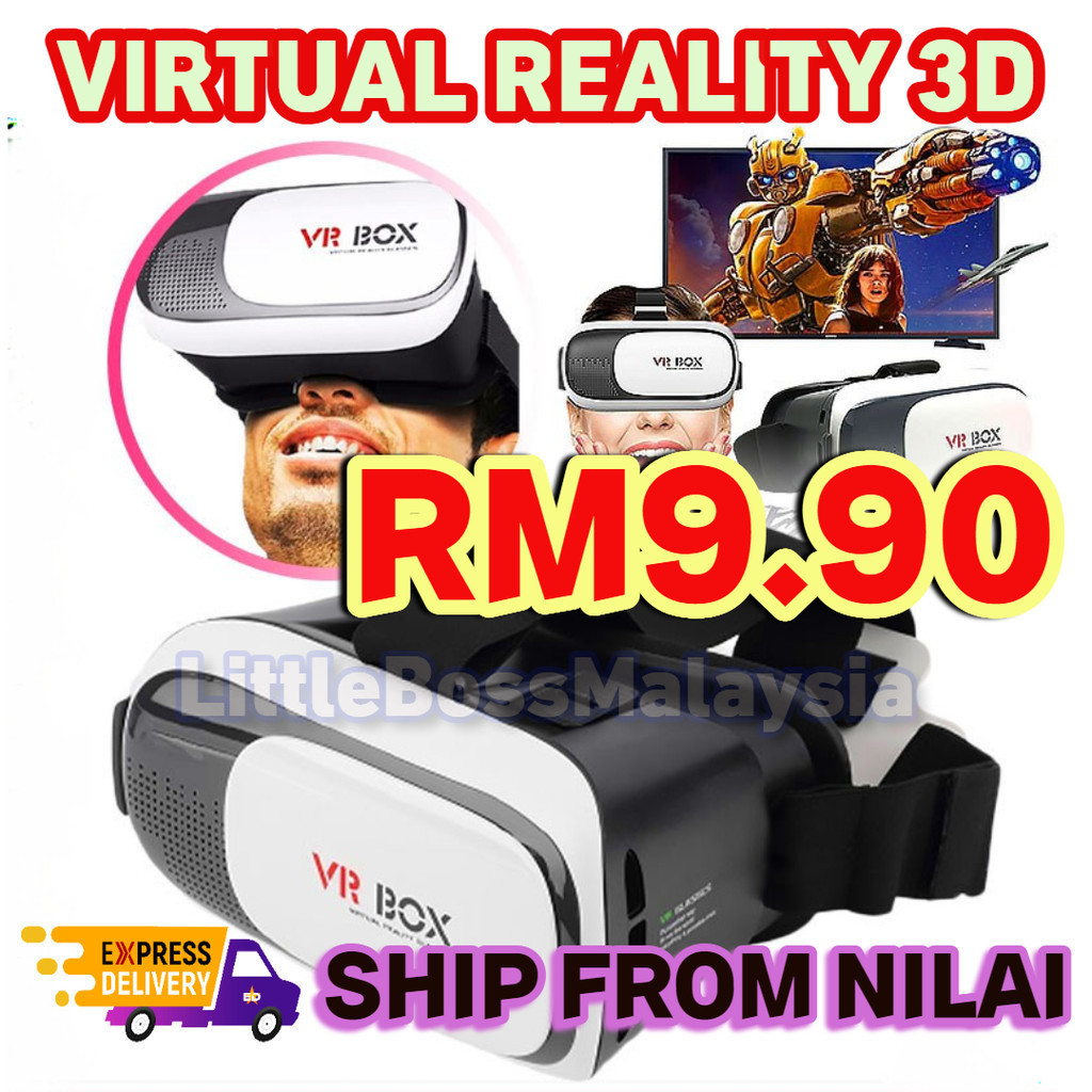 🔥𝑰𝑴𝑨𝑿 𝑽𝑰𝑫🔥Virtual Reality 3D Movie Gaming Glasses AR VR Box Cardboard ...