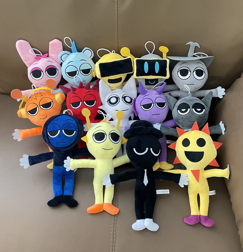 Soft And Cuddly Sprunki Plush Rhythm Box Character Plush Toy Childrens ...