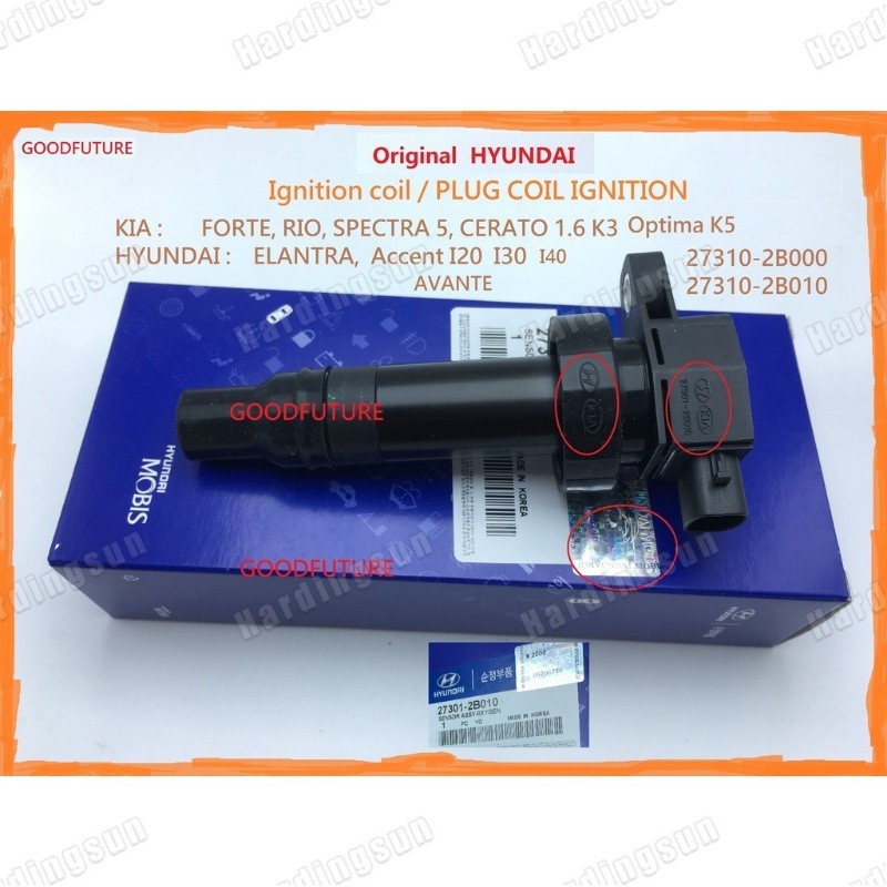 HYUNDAI IGNITION COIL HYUNDAI ELANTRA 1.6 MD AVANTE I20 I30 I40 2011 ...