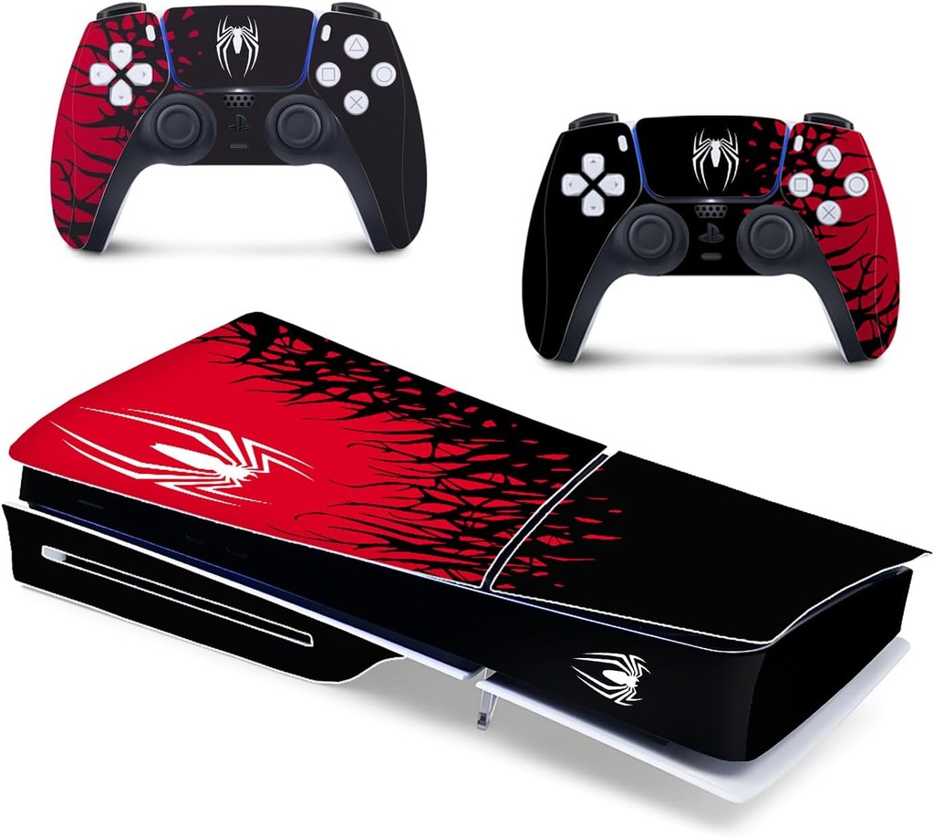 Vinyl Cover Skins for Playstation 5 Slim Console Superhero Skin Wraps ...