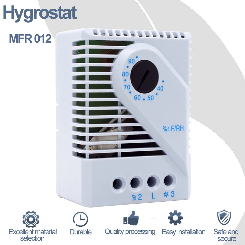 ManHua Temperature Controller MFR012 Motor Cabinet Temperature Control SwitchMechanical ...