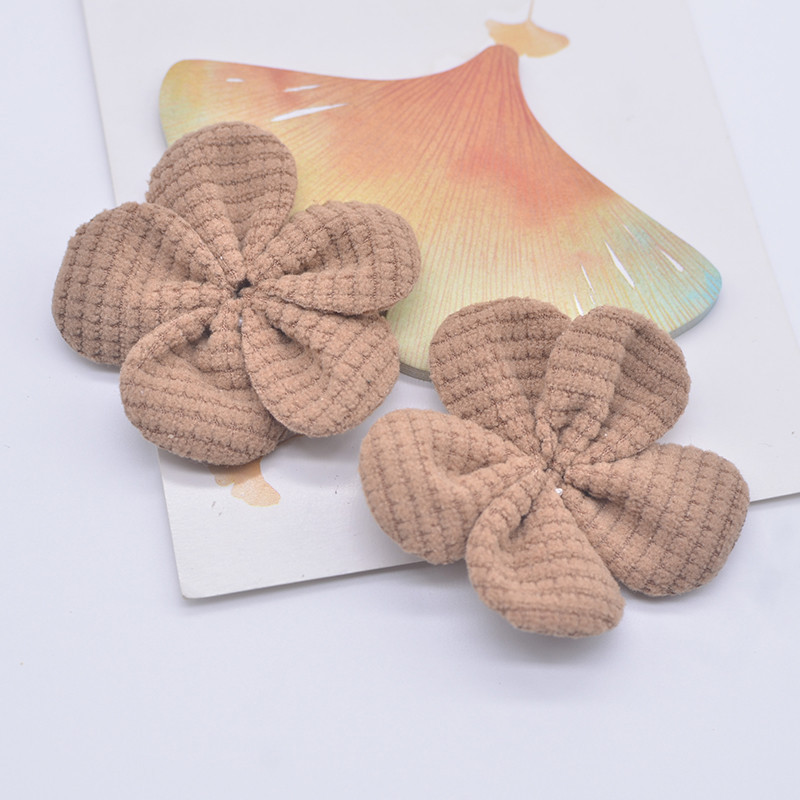 10Pcs 50mm Padded Handmade Flowers Applique for DIY Headwear Hair Clips ...