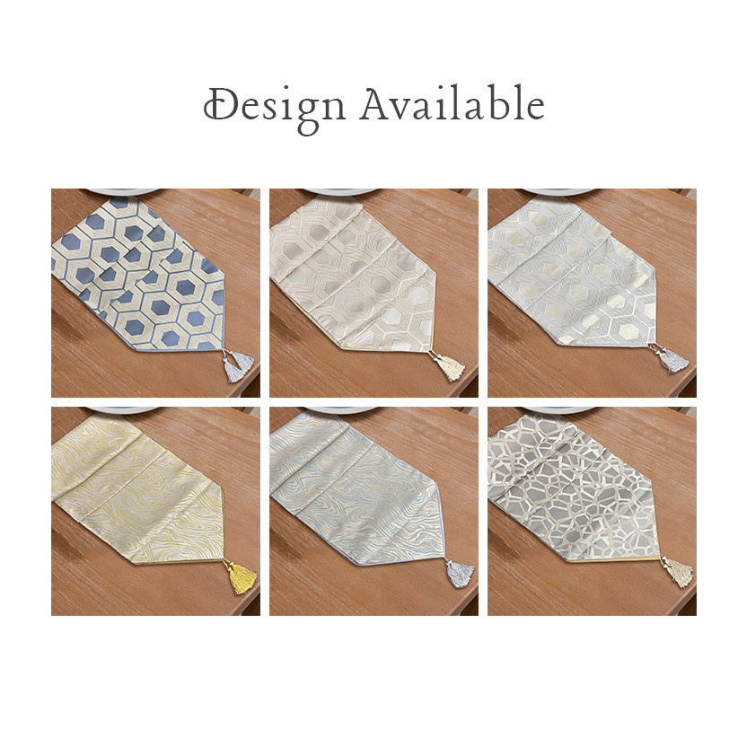 Romantika Table Runner with Tassel 2m Luxury Style Table Cloth Wedding ...