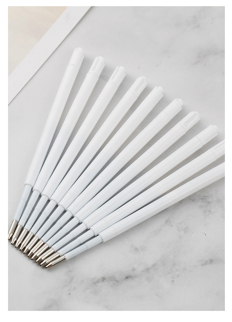 5Pcs rotating ballpoint pen core, black and blue pen tip 0.7mm ...