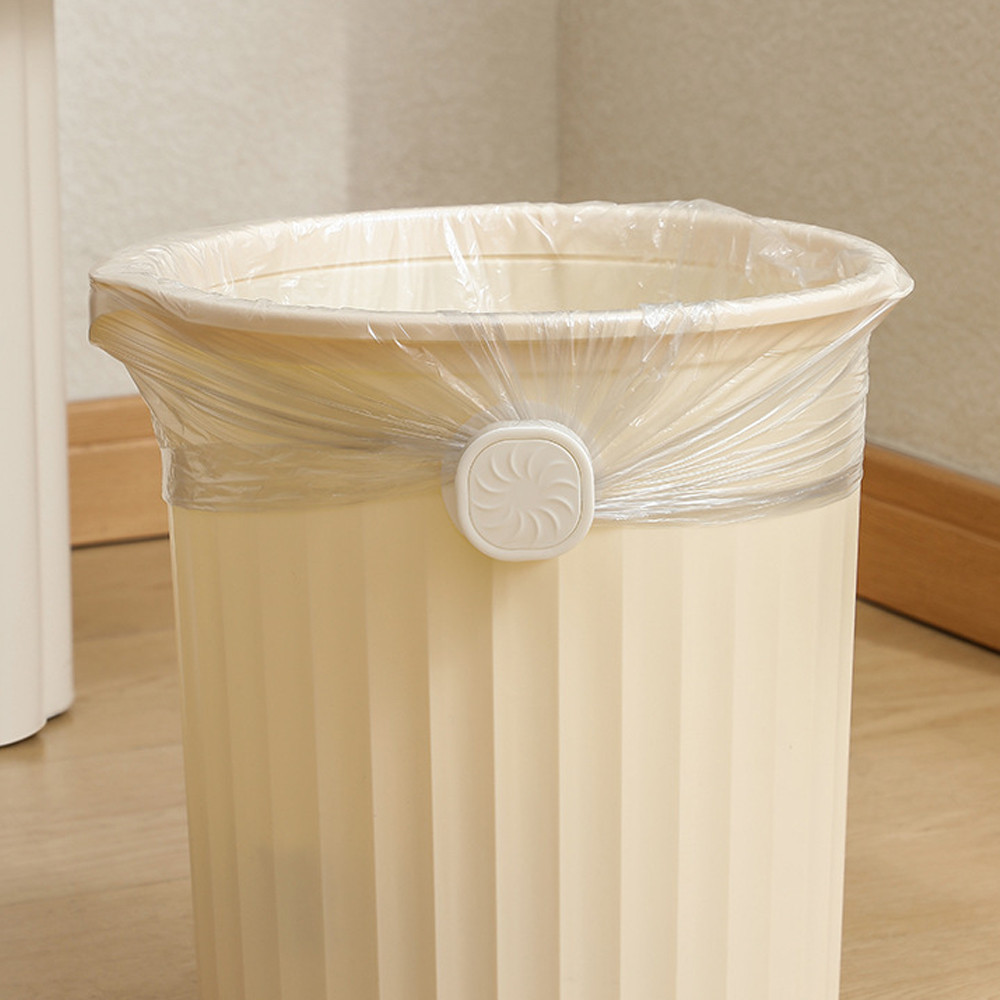 2 Pcs/ Kit Universal Mini PP Plastic Trash Bag Retaining Rotating ...