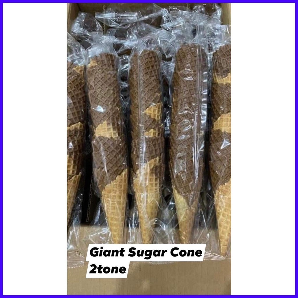 TEL 1 x Box of Ice Cream Cones - Various types of cone flavors and ...