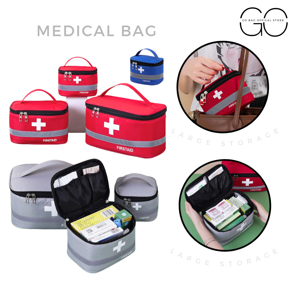 Portable First Aid Medicine Emergency Bag Pocket Bag First Aid Kit ...