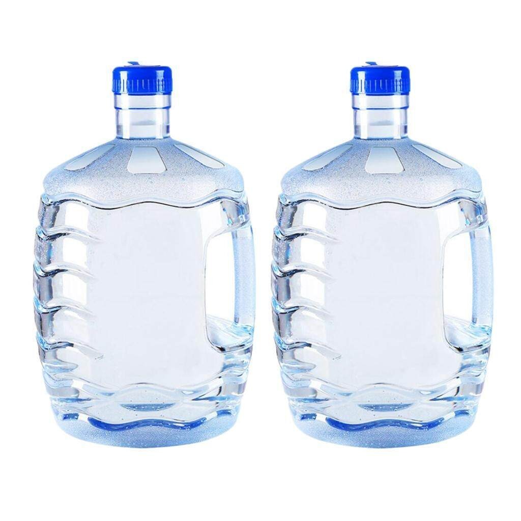 Pcs 2 Gallon Container Jug Bottle with Handle Water Bucket Tank ...